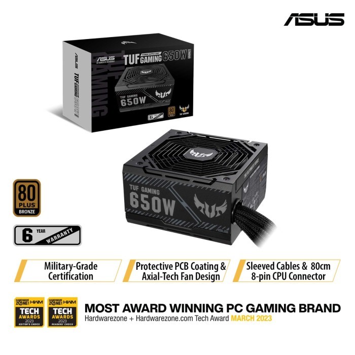 Jual ASUS TUF GAMING 650W TUF-GAMING-650B 650WATT 80+ BRONZE | Shopee Indonesia
