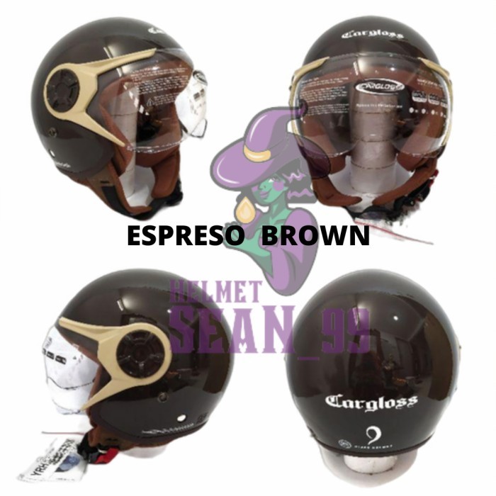 Jual Helm Cargloss Yrh Hijab Half Face Original Sni | Shopee Indonesia