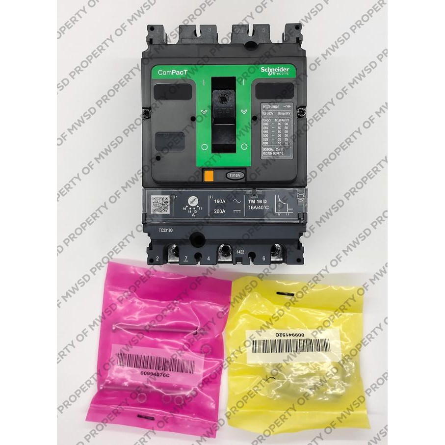 Jual [ TM ] SCHNEIDER MCCB NEW NSX100N 3P 16A TMD 50KA TMD C10N3TM016 ...