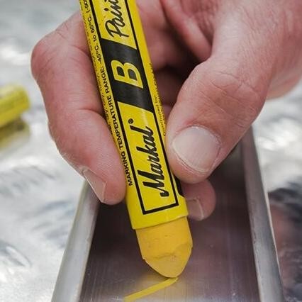 Jual Paint Stick Markal B Kuning Marker Pendanda Logam Pipa Kaca Karet ...