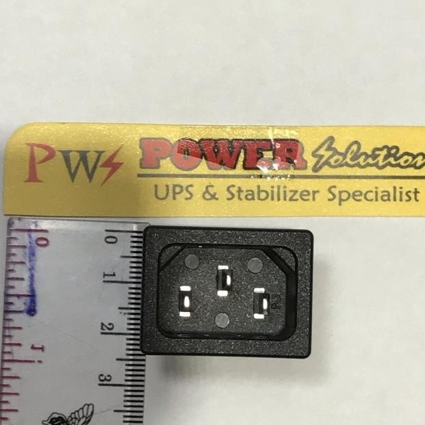 Jual IEC 320 C13 Panel Outlet Power Socket Clamp Tipe Konektor AC 250V 10A Grosir Paling Murah ...