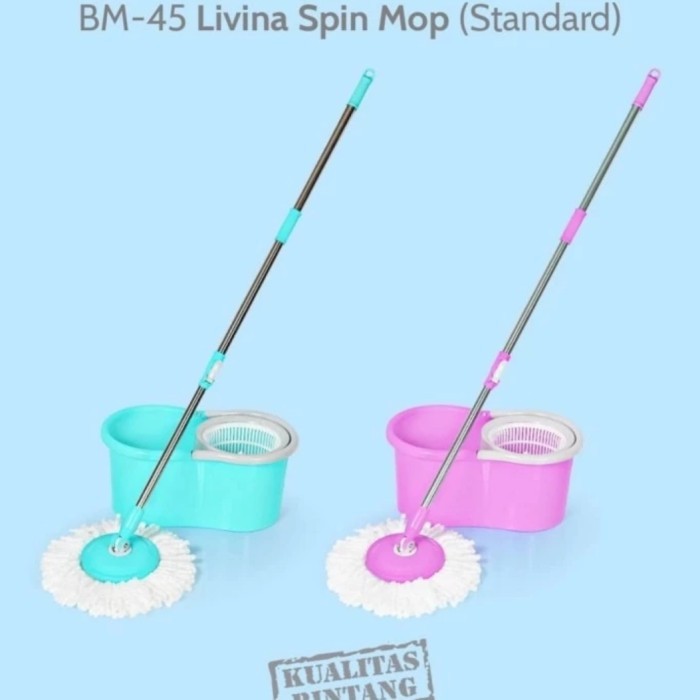 Jual LION STAR : BM-45 ALAT PEL SPIN MOP LIVINA BM 45 6 LITER | Shopee ...
