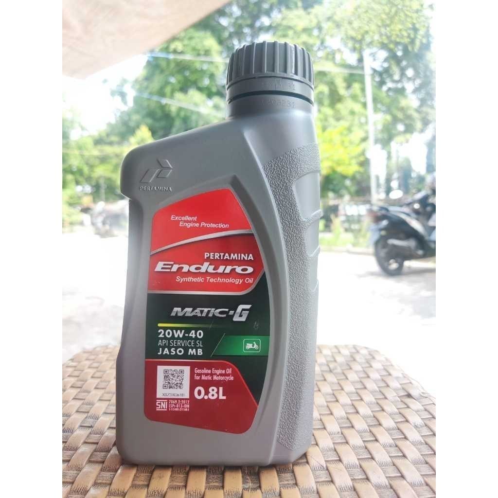 Jual ORIGINAL 100% Oli Mesin Motor Matic Enduro Metik G 0,8L 20W-40 ...