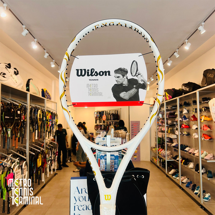 Jual Wilson Excalibur 115 White Gold 2024 Limited Edition Tennis Racket ...