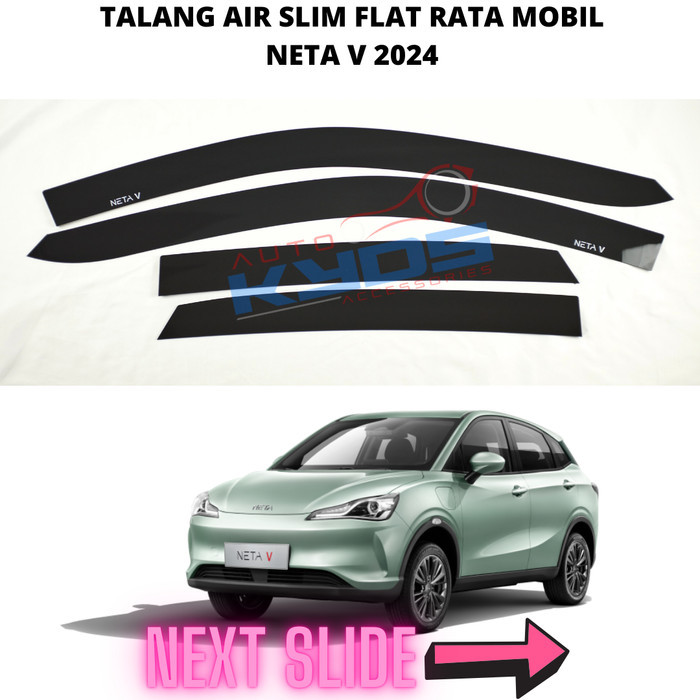 Jual Talang Air Slim Flat Rata Mobil Neta V NetaV EV 2024 Slim Flat ...