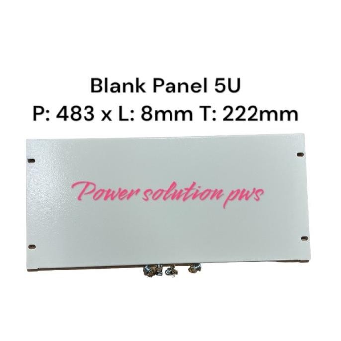 Jual Dmd -Blank Panel 5U 19 Inci / Plat Penutup Untuk Rack Server Dan ...
