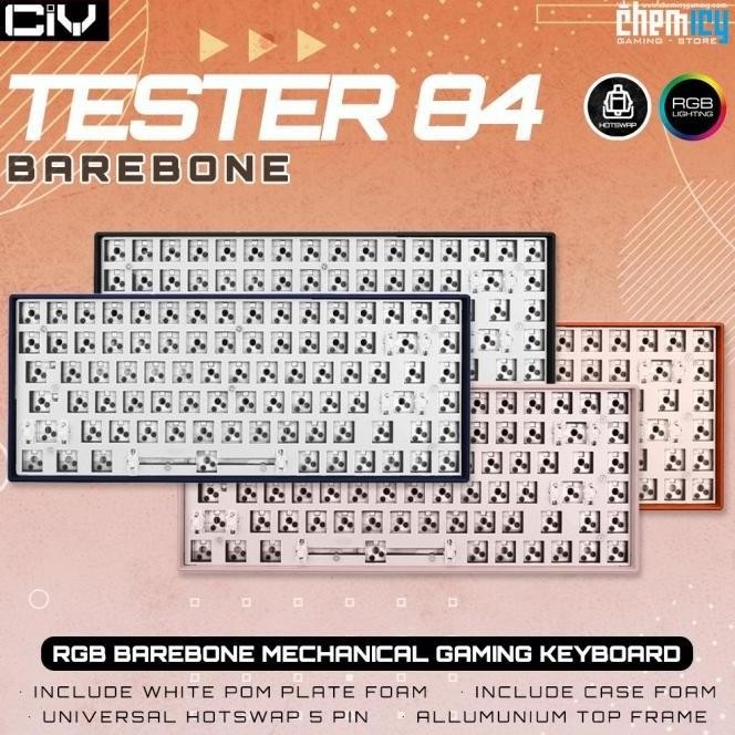 Jual Ciy Tester84 / Tester-84 Gasket Mount Barebone Rgb Mechanical ...