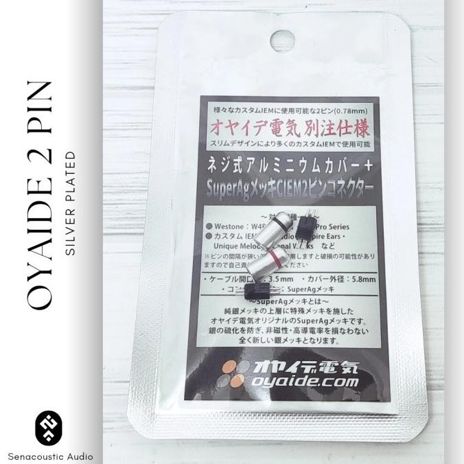 Jual iem - OYAIDE 2PIN 0.78mm SuperAg Silver Plated DIY IEM PIN ...