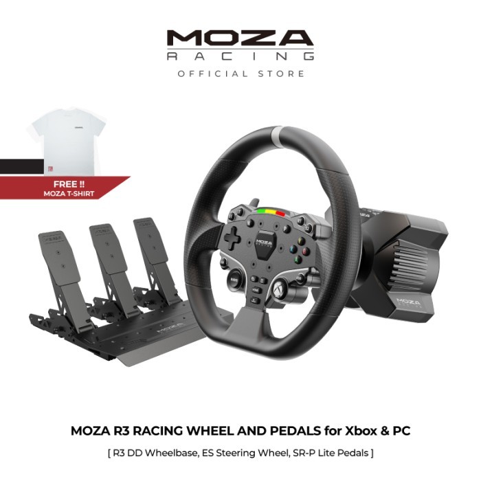 Jual MOZA Racing R3 Direct Drive Bundle Racing Steering Wheel For PC ...