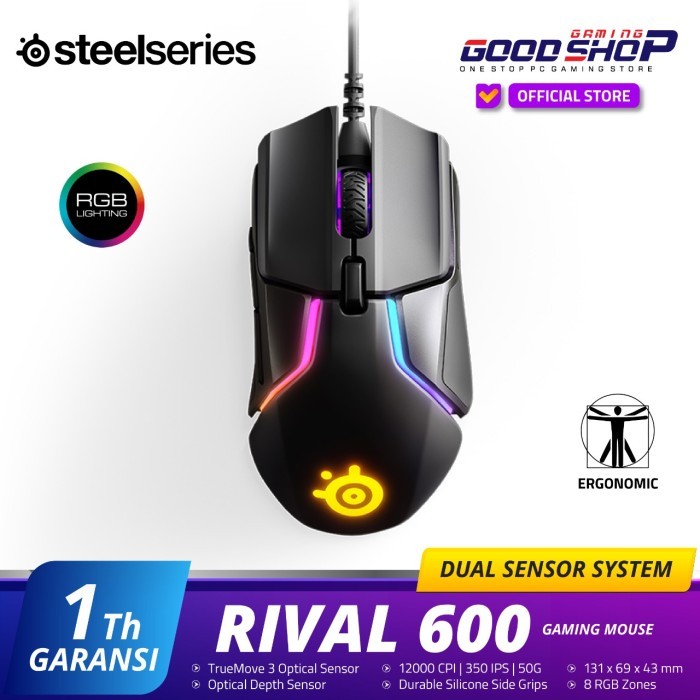 Jual Steelseries Rival 600 Gaming mouse | Shopee Indonesia