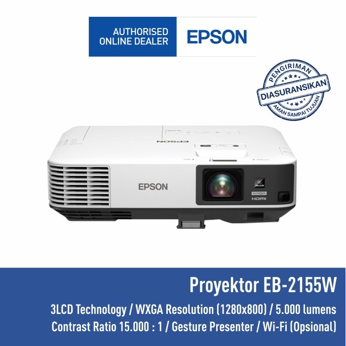 Jual Proyektor EPSON EB-2155W EB2155W EPSON EB 2155W Garansi Resmi ...