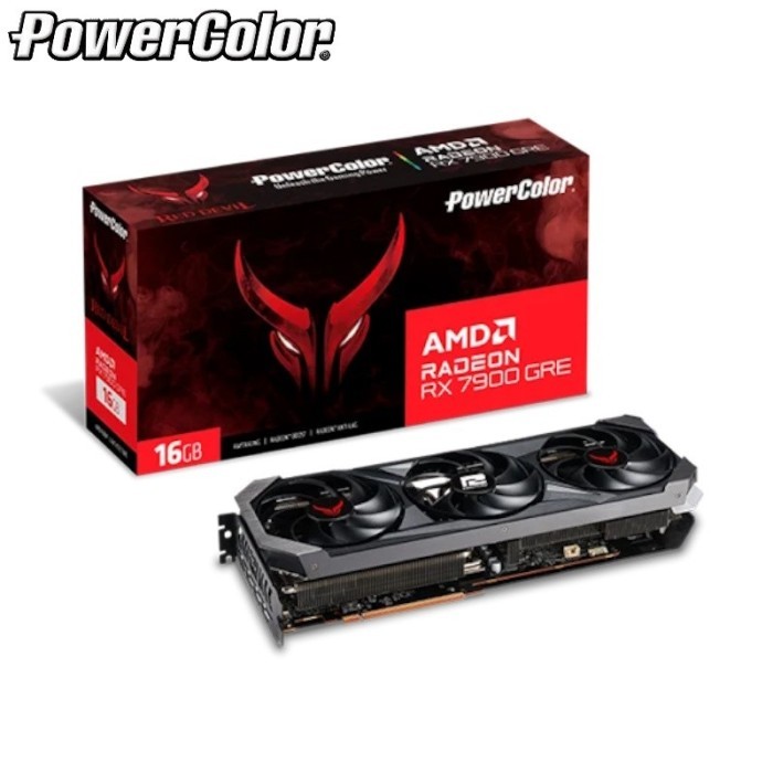 Jual POWERCOLOR AMD Radeon RX 7900 GRE RED DEVIL 16GB GDDR6 | Shopee ...