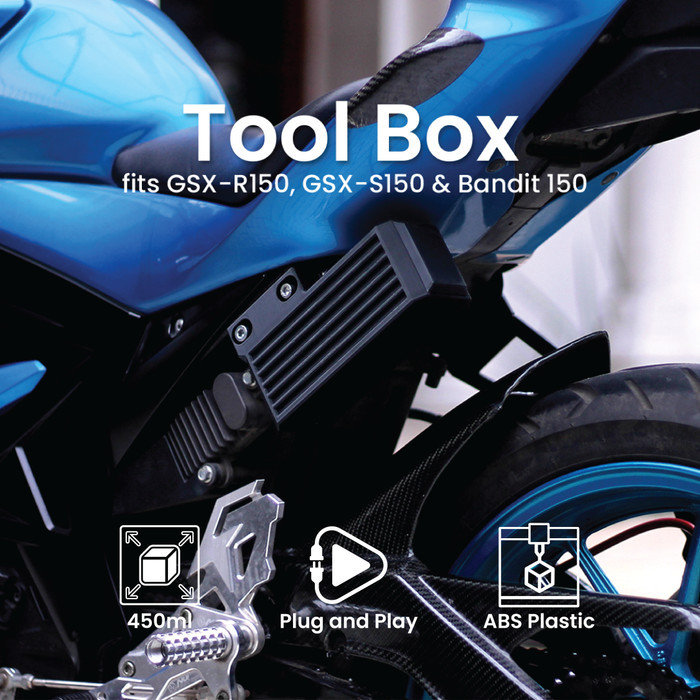 Jual TOOL BOX SUZUKI GSX R150 S150 BANDIT 150 KIT TEMPAT PENYIMPANAN ...