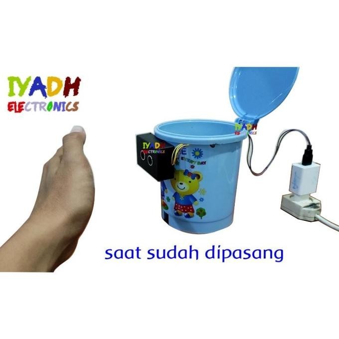 Jual MODUL SENSOR KENDALI TUTUP TEMPAT SAMPAH DENGAN ARDUINO NANO DAN ...