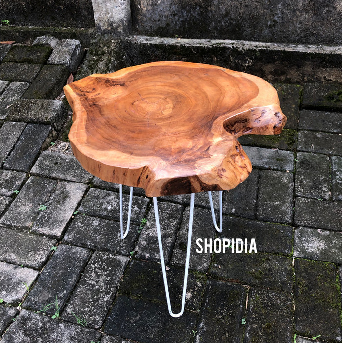 Jual Meja Coffee Akar Kayu Jati Furniture Minimalis Jepara TINGGI 45CM ...