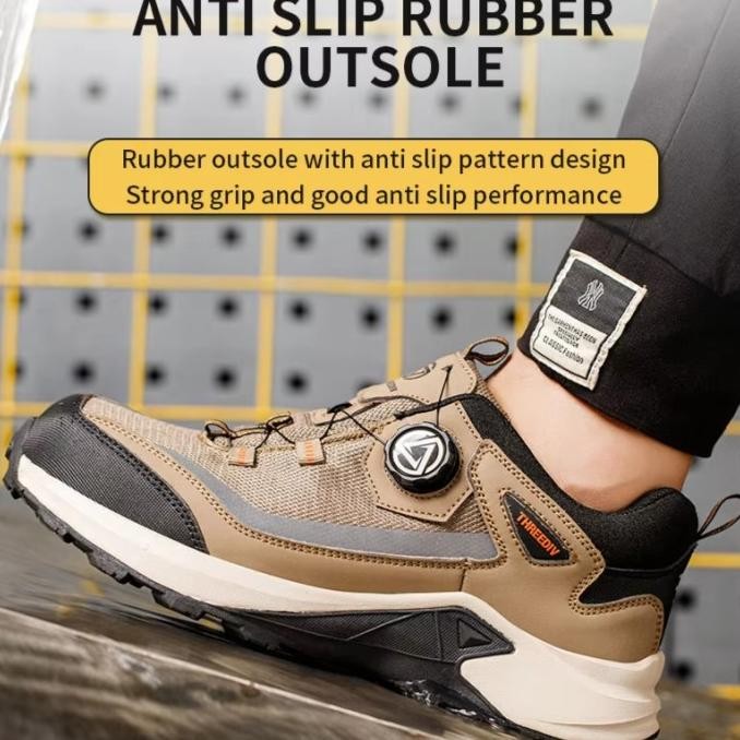 Jual tali - sepatu safety import model tali putar boa system ujung besi ...