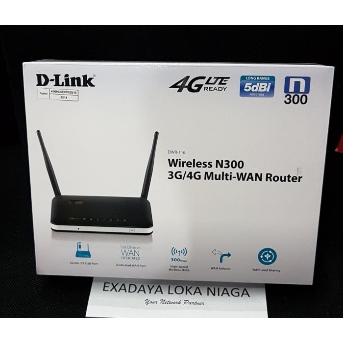Jual HARGA DISC - D-LINK DWR-116 WIRELESS ROUTER 3G/4G LTE | Shopee ...