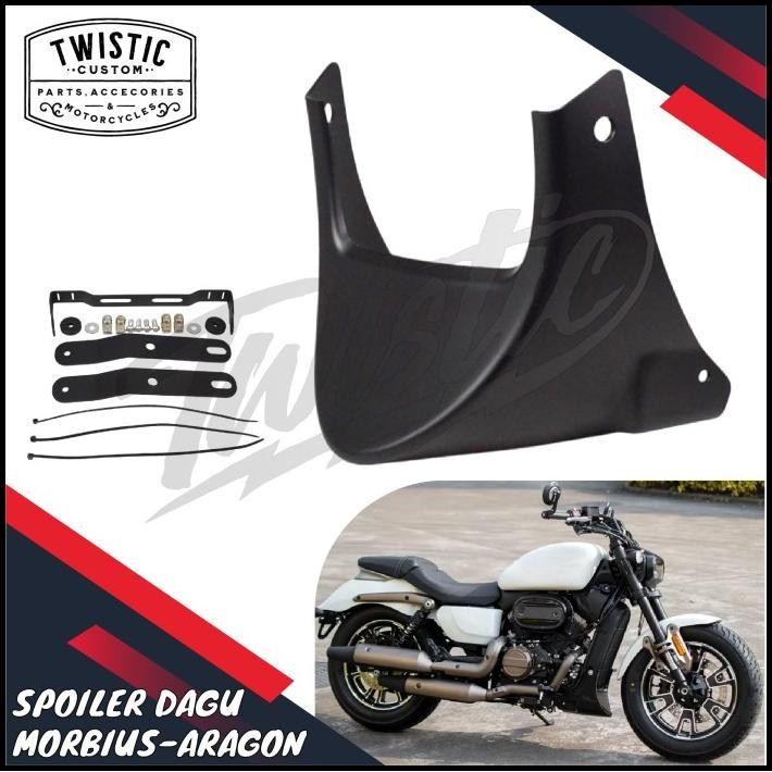 Jual Spoiler Aragon Mudguard Depan Dagu Chin Cover Radiator Pelindung ...