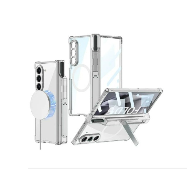 Jual Casing Z Fold 6 Magsafe Case Clear Hinge Screen Protector S Pen ...
