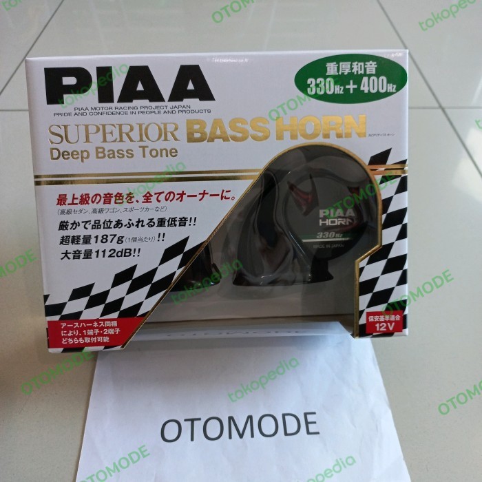 Jual KLAKSON PIAA SUPERIOR BASS HORN HO-9E 12V 330hz + 400hz ORIGINAL | Shopee Indonesia
