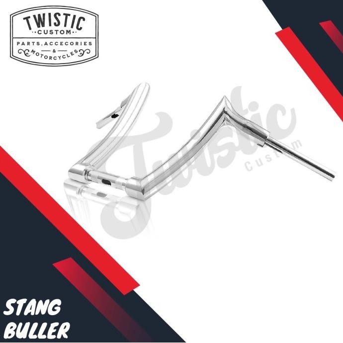 Jual Stang Ape Hanger Buller Motor Harley Dyna Softail Fat Boy Bob ...