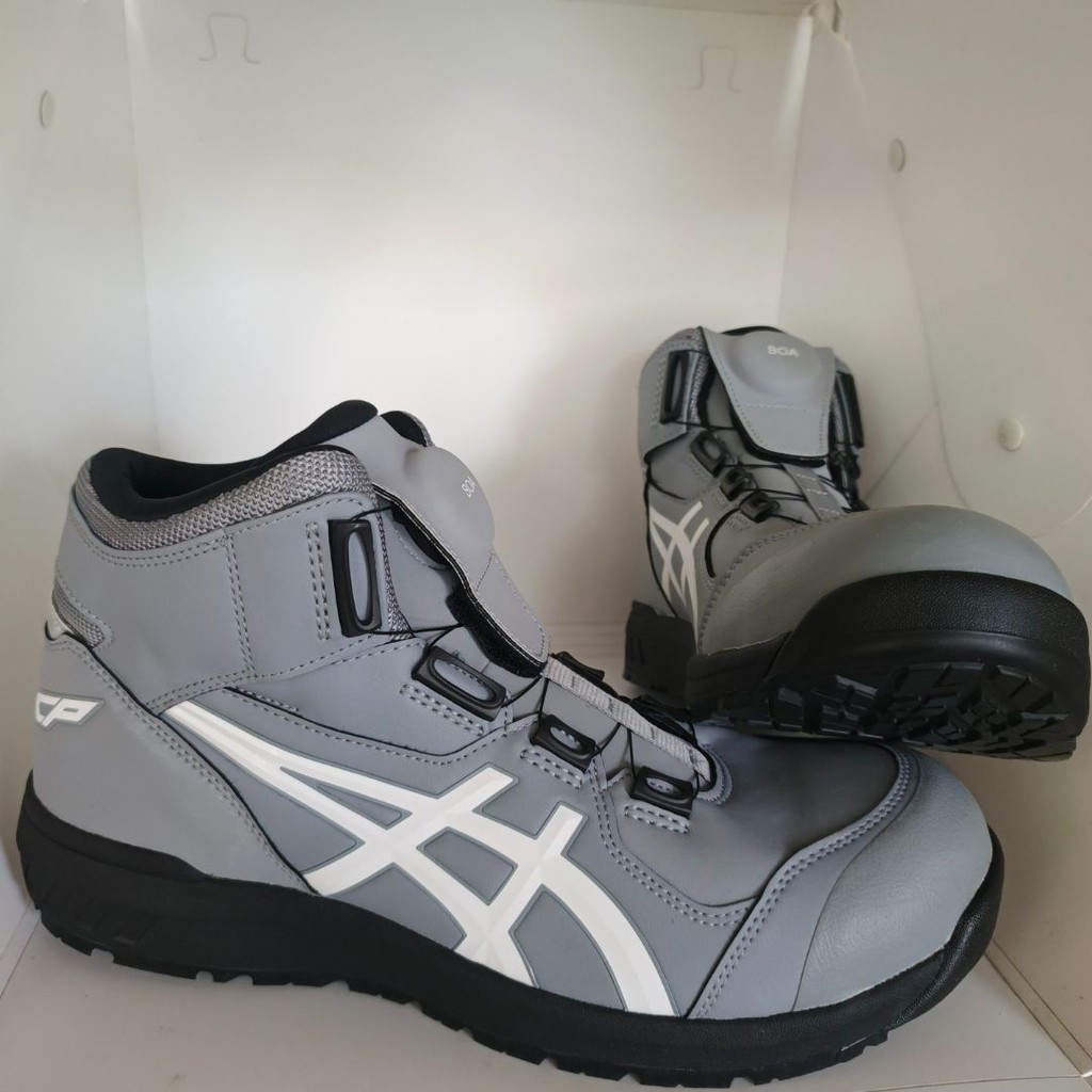 Jual Asics Safety Shoes Winjob CP304 BOA (Rock White) | Shopee Indonesia