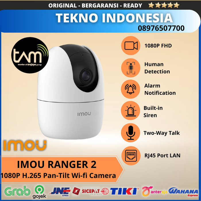 Jual DAHUA IMOU RANGER 2 IPC A22EP 2MP 1080P Rotate WiFi Wireless IP ...