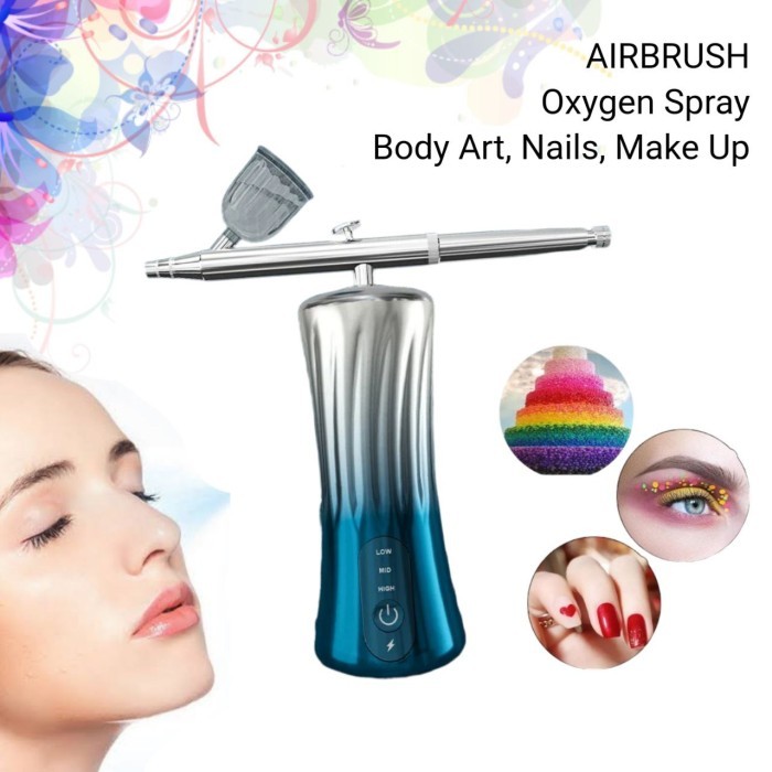 Jual Mini Airbrush Face Make Up Cordless Beauty Kit Home Oxygen Spray ...