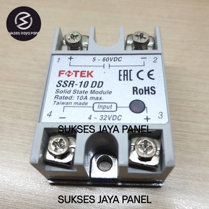 Jual Solid State Relay(Ssr-10Dd) 10A Fotek (Asli) | Shopee Indonesia