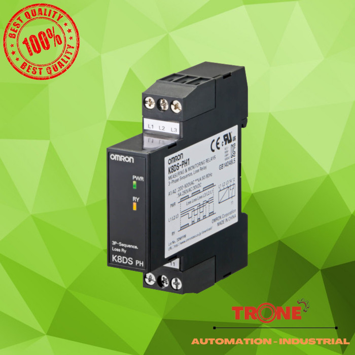 Jual Monitoring Relay K8Ds-Ph1 Omron Kontrol Phase Relay Ready Stok | Shopee Indonesia