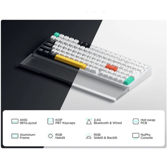 Jual Nuphy Halo65 Wireless Mechanical Keyboard | Shopee Indonesia