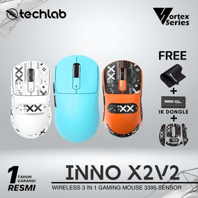 Jual Vortexseries Inno X2 / X-2 4K / 8K SuperLight Wireless Gaming ...