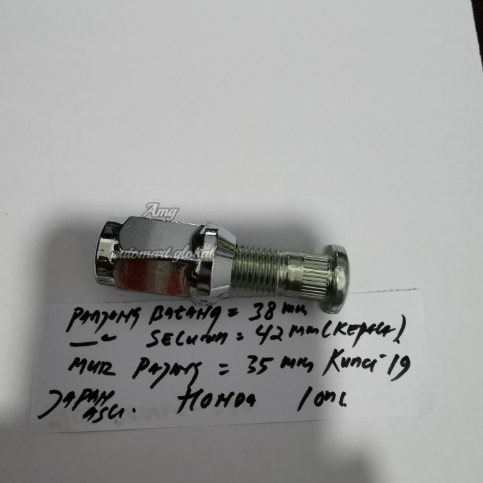 Jual Baut Roda Honda Jazz Crv Hrv Mobilio Asli Japan Panjang 42 Mm ...