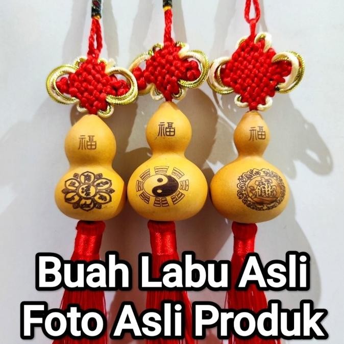 Jual Terbaru Gantungan Feng Shui Buah Labu Asli Size Kecil Untuk ...