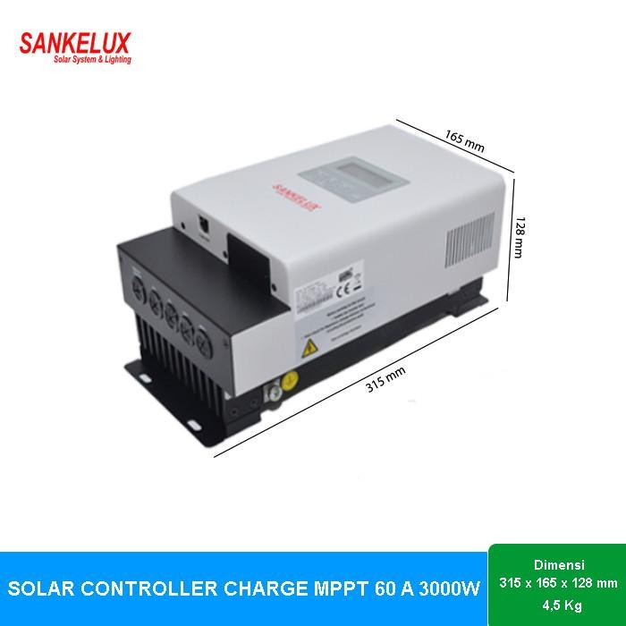 Jual Sankelux Solar Charge Controller Mppt 60a 3000w Shopee Indonesia