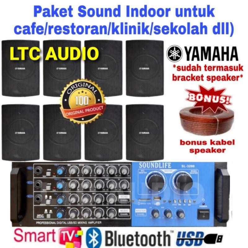 Jual Paket Sound System Indoor Cafe / Resto / Aula Yamaha 8 Speaker | Shopee Indonesia