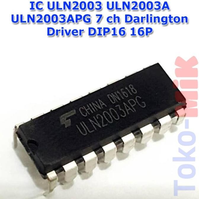 Jual IC ULN2003APG ULN2003A ULN2003 7 ch darlington stepper motor driver tokmi99 Diminati Banget ...