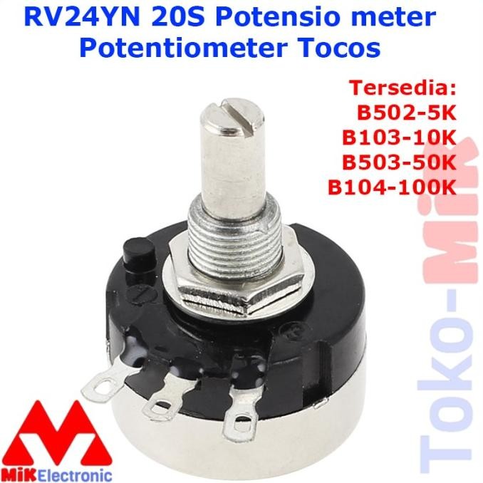 Jual RV24YN 20S Potensiometer Potensio Meter Potentiometer Tocos Carbon tokmi99 Juara | Shopee ...