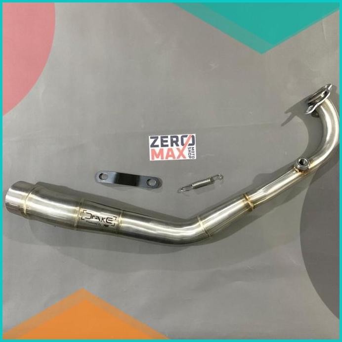 Jual Pipa Header Kit Leher Knalpot Inlet 54mm 54 mm DRAKE by R9 PCX 160 ...
