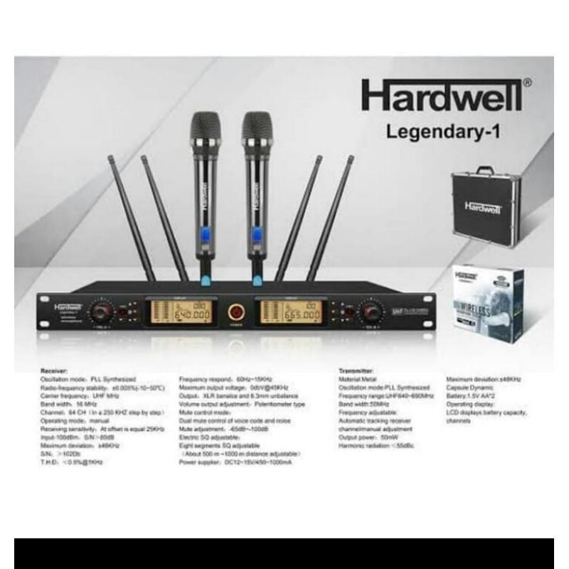 Jual Mic Wireless Hardwell Legendary 1 Original Mic Hardwell Mic ...