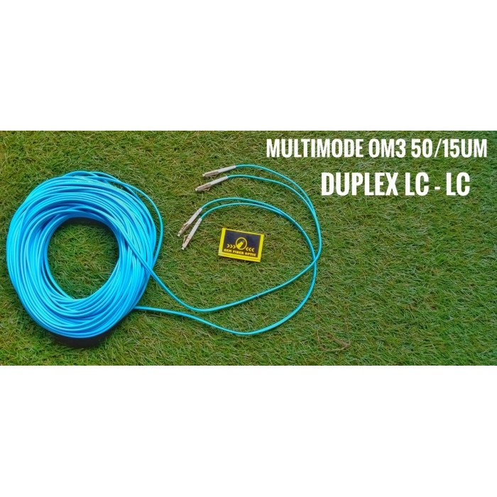 Jual LC - LC 60 Meter Multimode OM3 Duplex 2mm Patch Cord Fiber Optic Cable | Shopee Indonesia