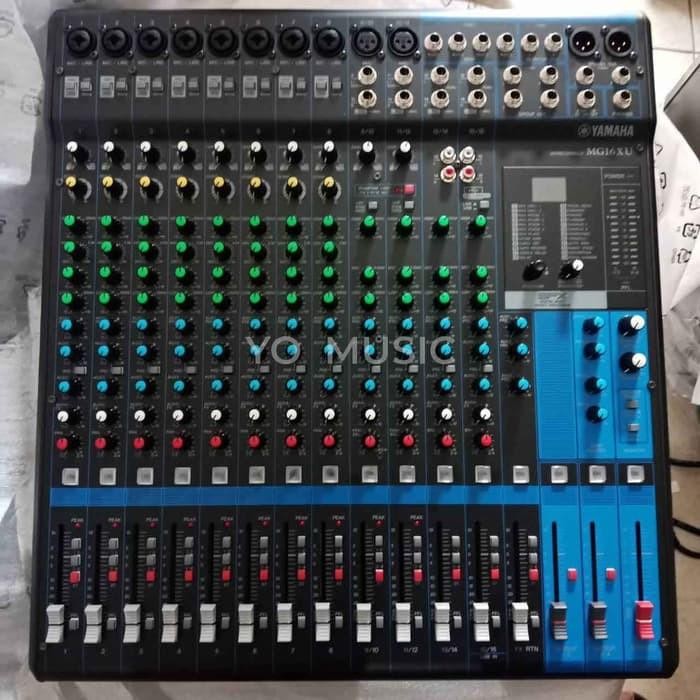 Jual Yamaha Mixer Mg 16 Xu Sound System Digital 16 Ch Mixer Original ...