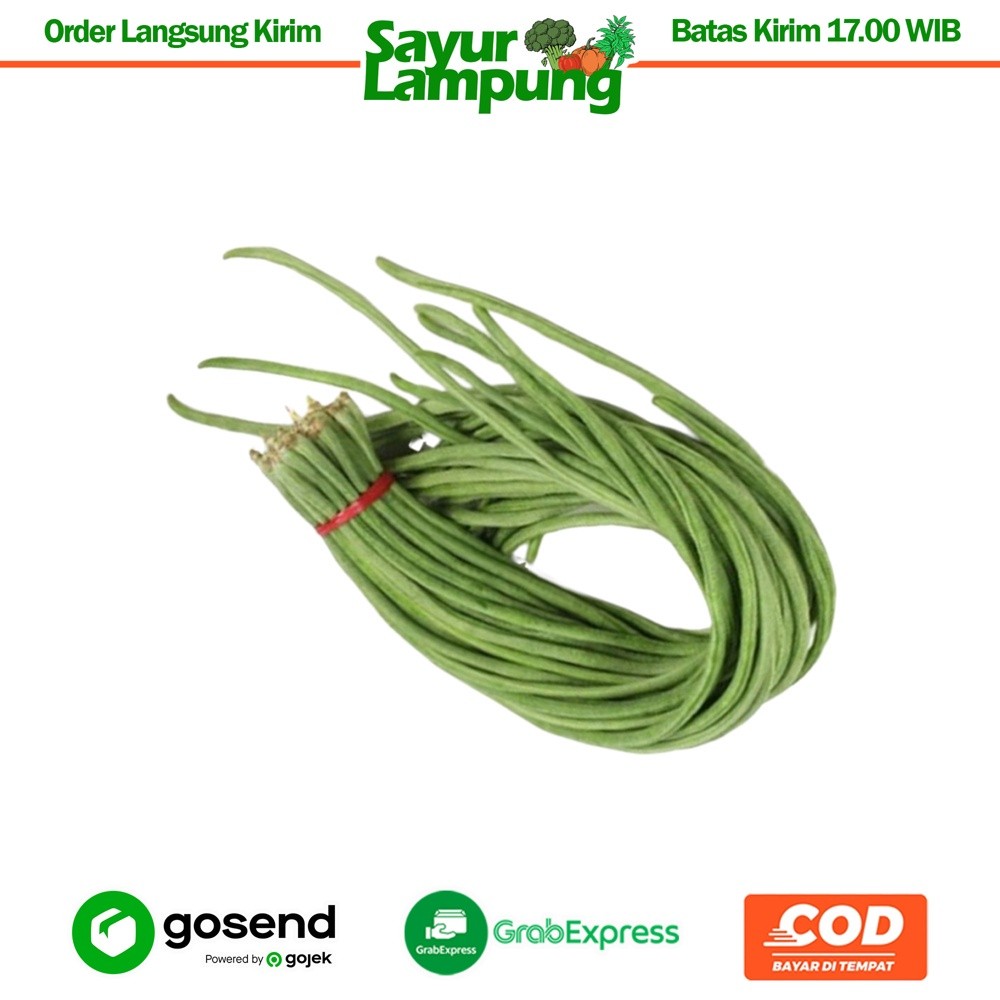 Jual Kacang Panjang 1 Ikat - Sayur Lampung | Shopee Indonesia