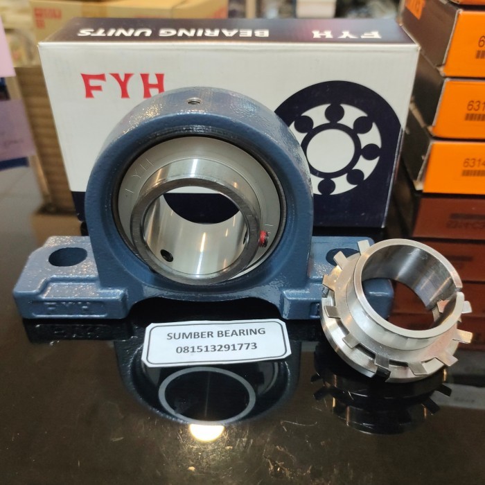 Jual Pillow Block Bearing Ukp 209 Fyh Komplit Dengan Adapter | Shopee Indonesia