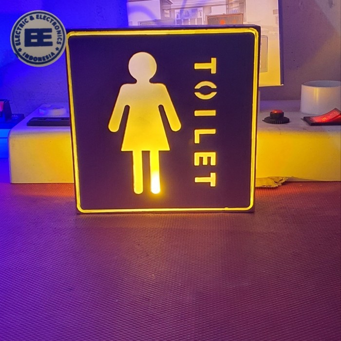 Jual lampu led emergency sign toilet wanita | Shopee Indonesia