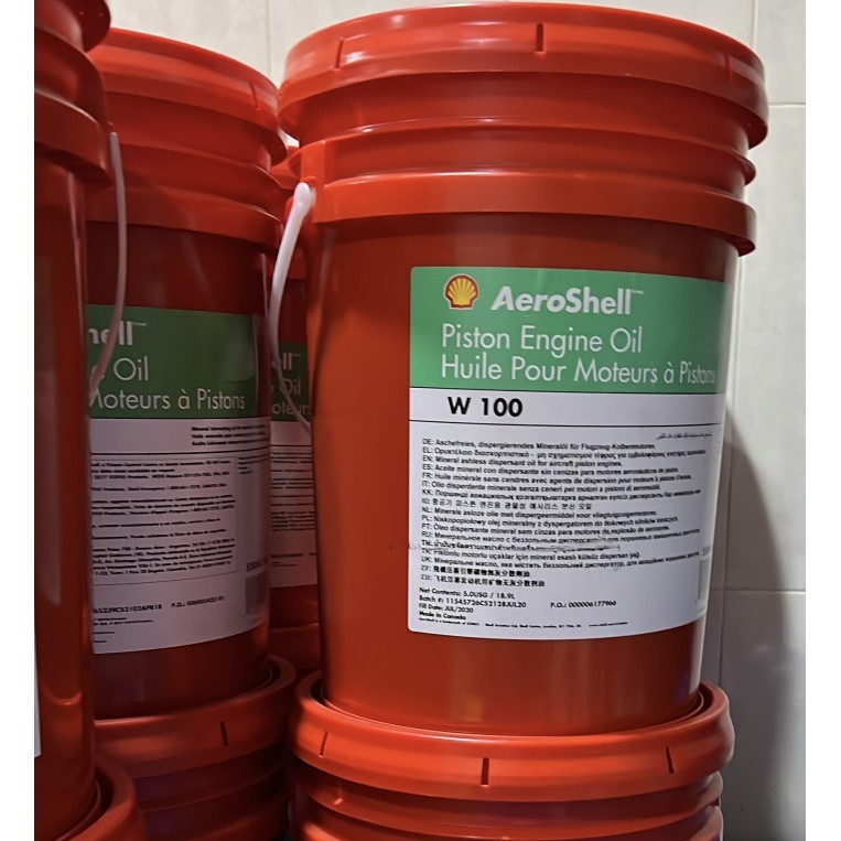 Jual Aeroshell W100 Piston Engine Oil (18.9L) | Shopee Indonesia