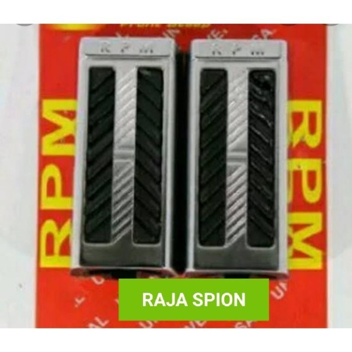 Jual Step Footstep Depan Chrome Variasi CNC - Revo Shogun Supra X 125 ...