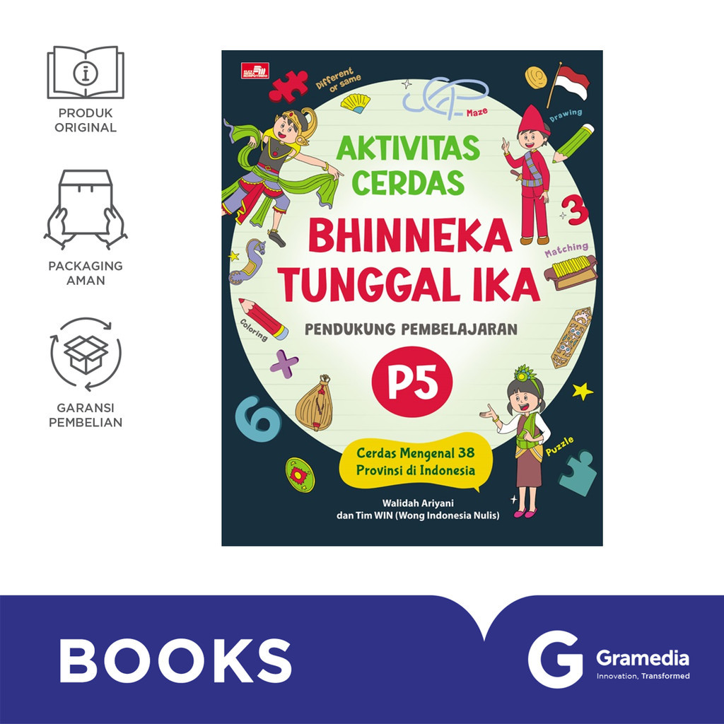 Jual Aktivitas cerdas Bhinneka Tunggal Ika Pendukung Pembelajaran P5 | Shopee Indonesia