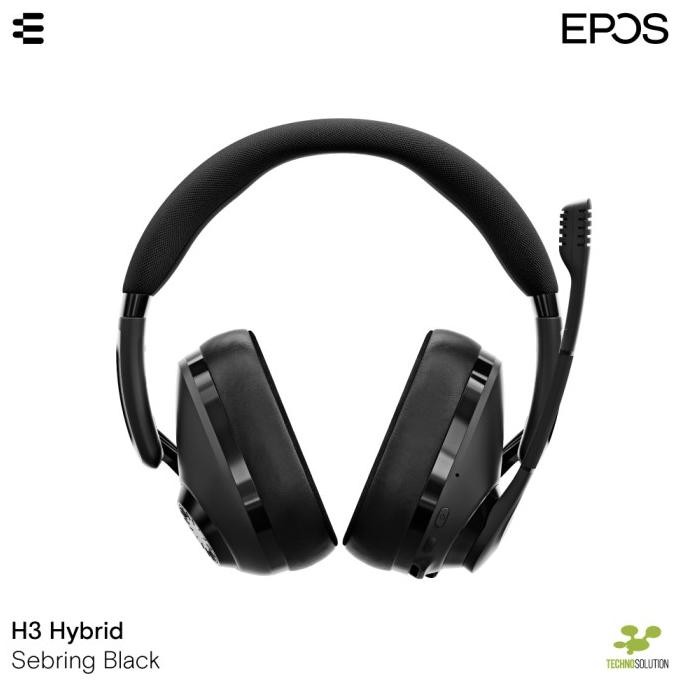 Jual EPOS H3 HYBRID BLACK - CLOSED ACOUSTIC GAMING HEADSET WITH BLUETOOTH | Shopee Indonesia