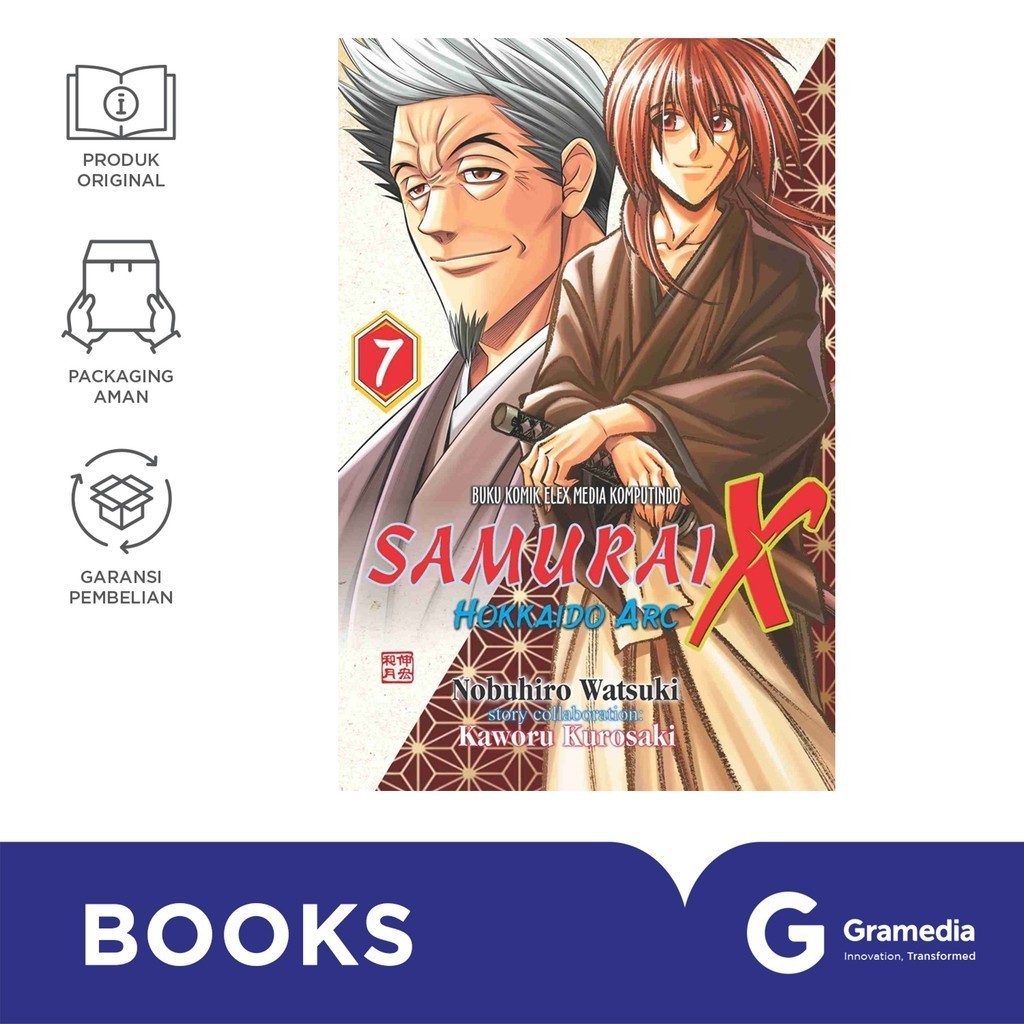 Jual Komik Samurai X Hokkaido Arc Vol. 07 (NOBUHIRO WATSUKI) | Shopee Indonesia